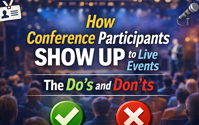 How Conference Participants Show Up to Live Events: The Do’s and Don’ts ...